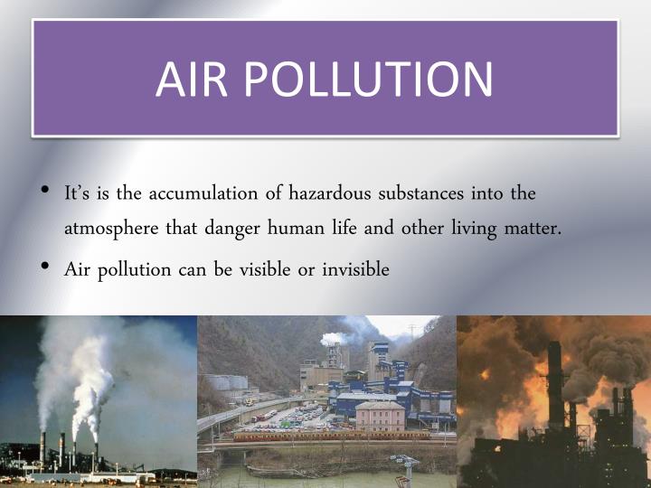 PPT - POLLUTION PowerPoint Presentation - ID:5616683