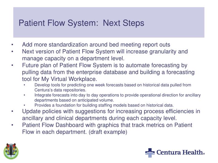 PPT - Patient Flow Management System at Parker Adventist Hospital ...