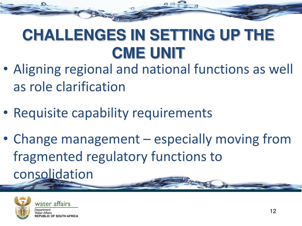 PPT - Presentation to the Portfolio Committee: Water & Environmental ...