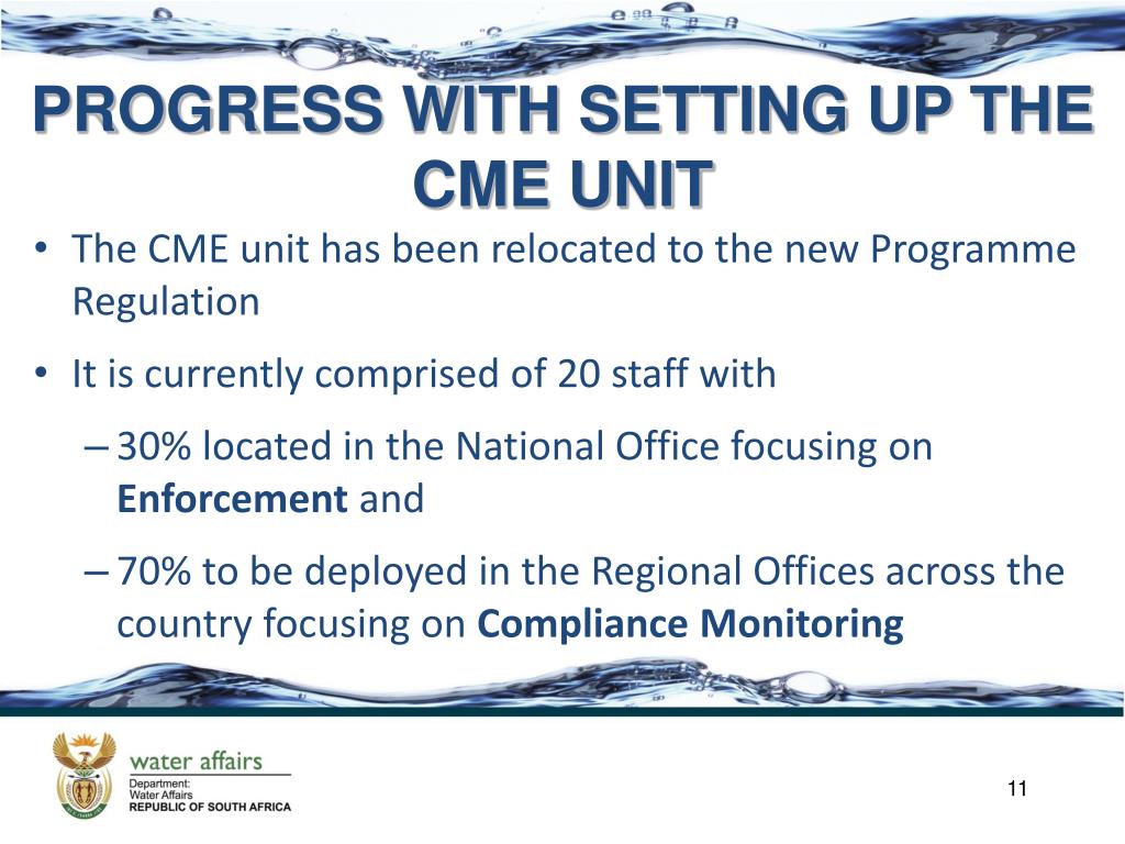 PPT - Presentation to the Portfolio Committee: Water & Environmental ...