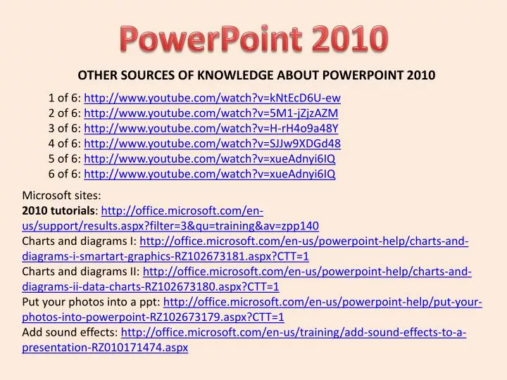 PPT - PowerPoint 2010 PowerPoint Presentation, free download - ID:5622134