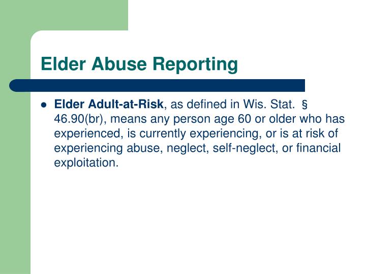 PPT - Mandated Abuse Reporting for Children and Adults PowerPoint Presentation - ID:5622465
