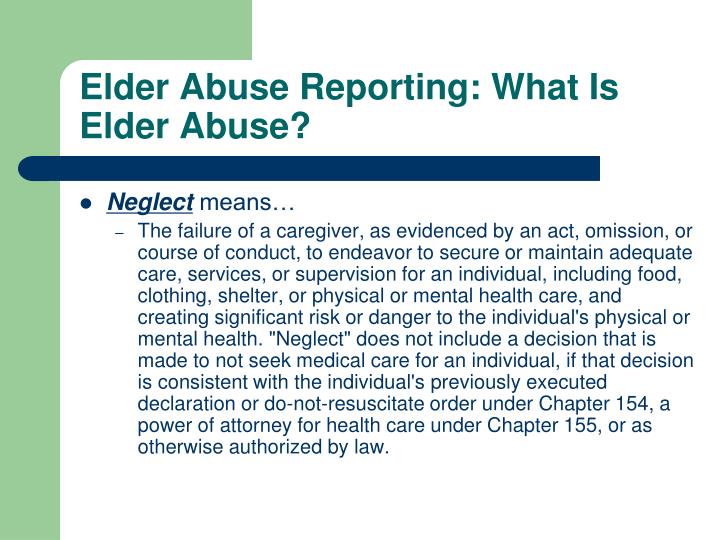 PPT - Mandated Abuse Reporting for Children and Adults PowerPoint Presentation - ID:5622465
