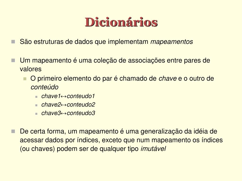 PPT - Python: Dicionários PowerPoint Presentation, free download - ID ... PPT - Python: Dicionários PowerPoint Presentation, free download - ID ...