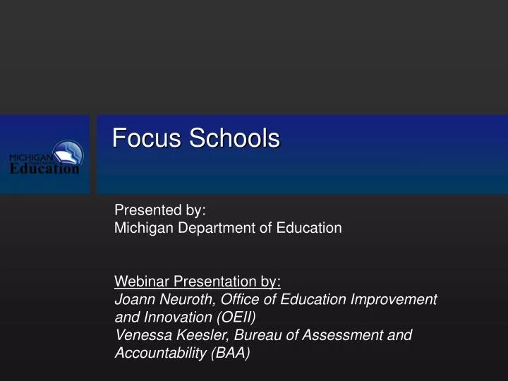PPT - Focus Schools PowerPoint Presentation, free download - ID:5623582