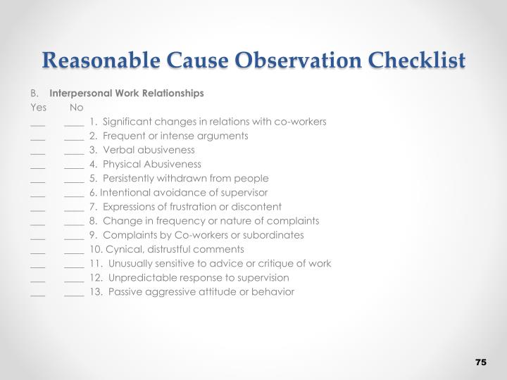 PPT - Supervisor Drug Awareness and Reasonable Suspicion Training Class ...