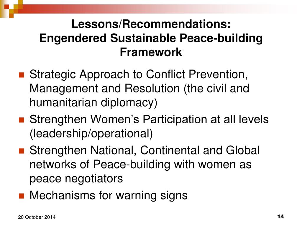 PPT - Gender and Peace-building: Lessons from SAWID’s Inter-Africa ...