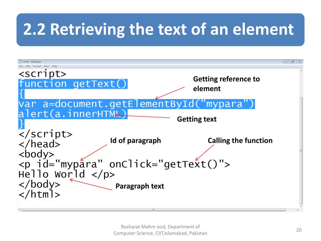 Ppt What Is Javascript Embedding Javascript With Html Javascript Conventions Variables In