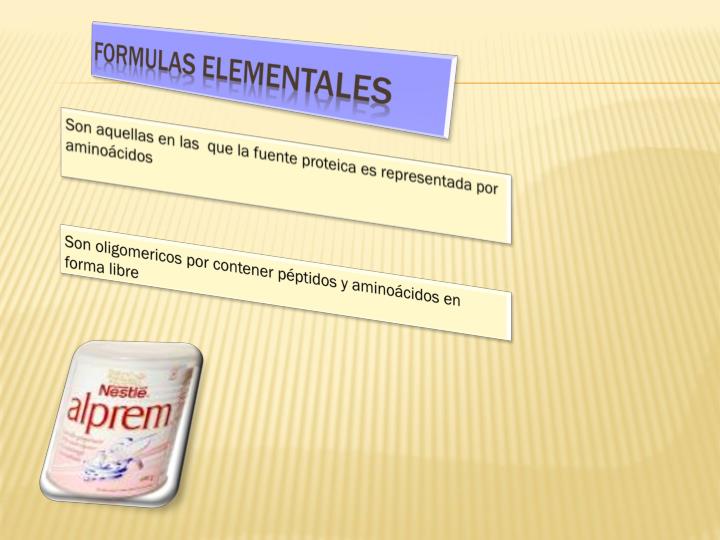 PPT - FORMULAS ELEMENTALES, SEMIELEMENTALES Y MODIFICADAS EN HIDRATOS ...