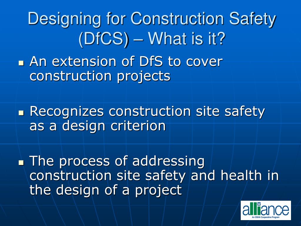 PPT - OSHA Alliance Program Construction Roundtable Design for Safety ...