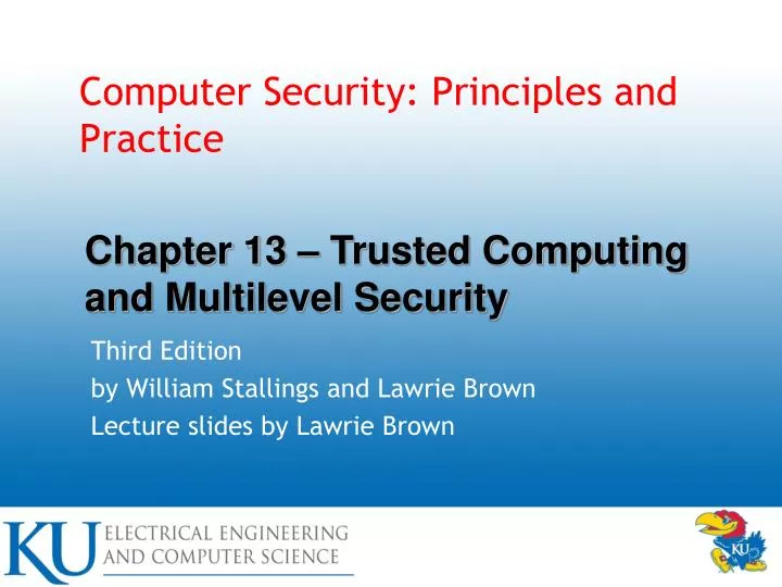 PPT - Computer Security: Principles and Practice PowerPoint ...