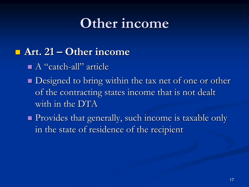 PPT - STRUCTURE AND OPERATION OF (INTERNATIONAL) TAX TREATIES ...