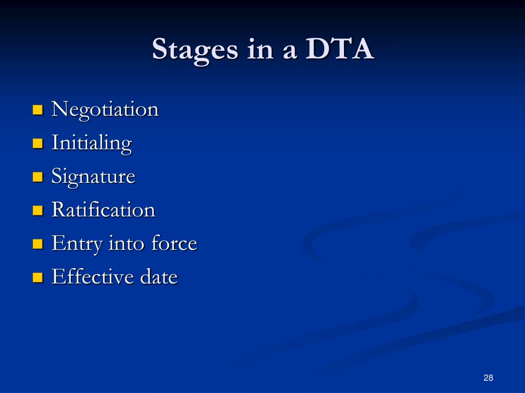 PPT - STRUCTURE AND OPERATION OF (INTERNATIONAL) TAX TREATIES ...