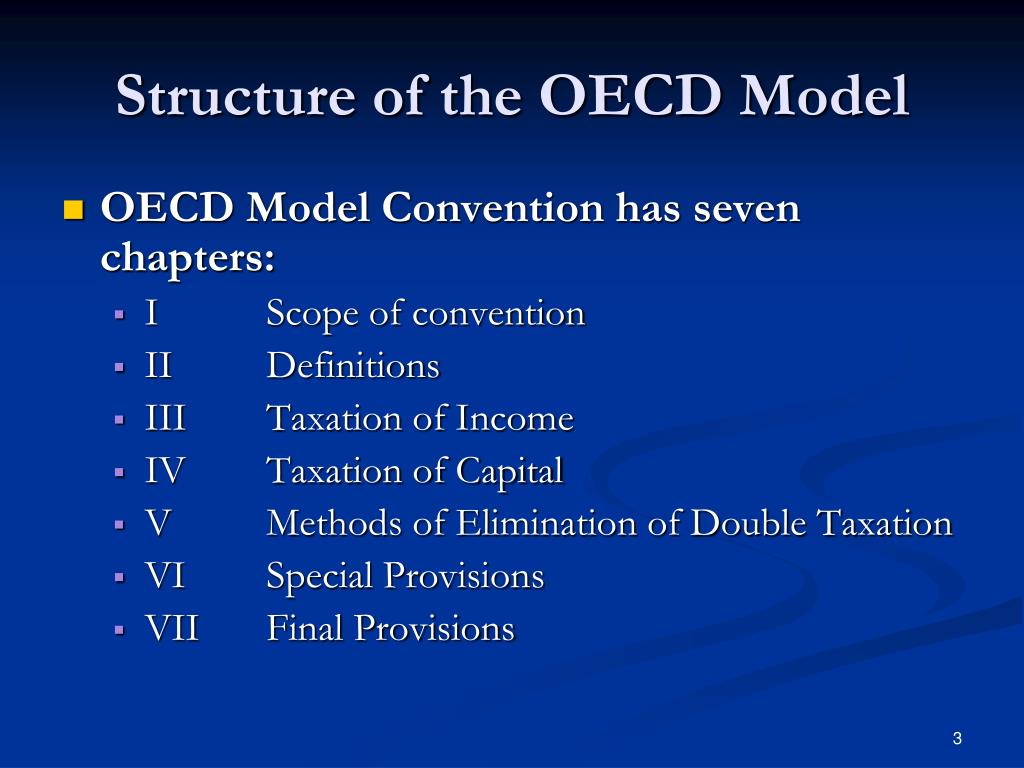 PPT - STRUCTURE AND OPERATION OF (INTERNATIONAL) TAX TREATIES ...