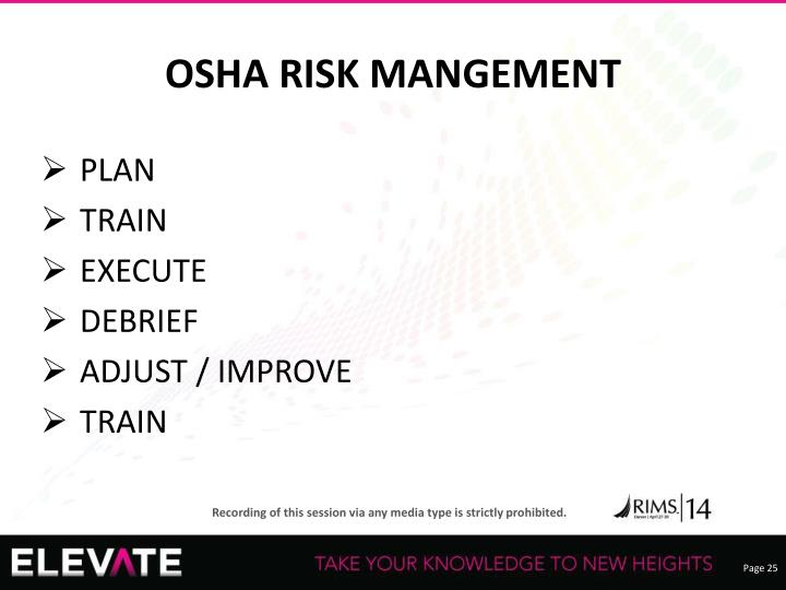 PPT - Proactive Risk Management Ensures Survival During an OSHA ...