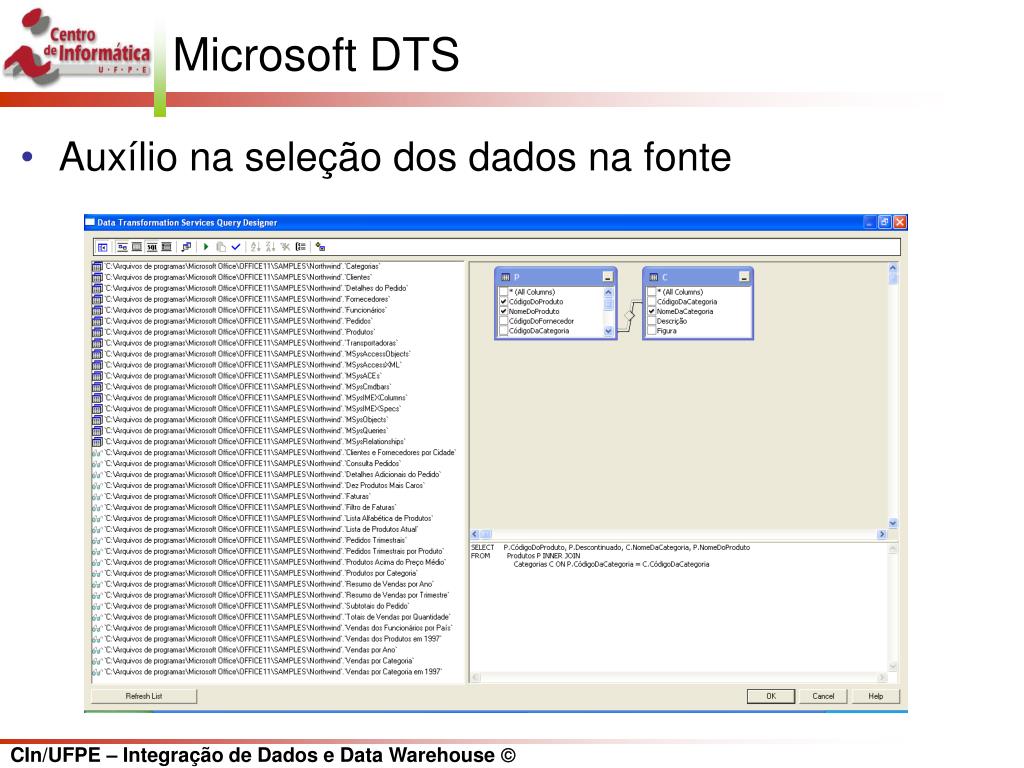 PPT - Ferramentas de ETL Por: Ellison Siqueira (erms) PowerPoint ...