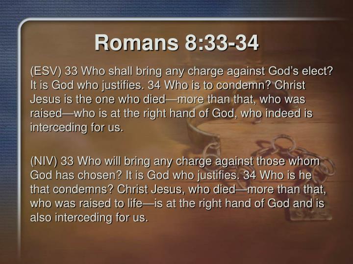 PPT - The Risen Christ’s Intercession Romans 8:31-39 PowerPoint ...