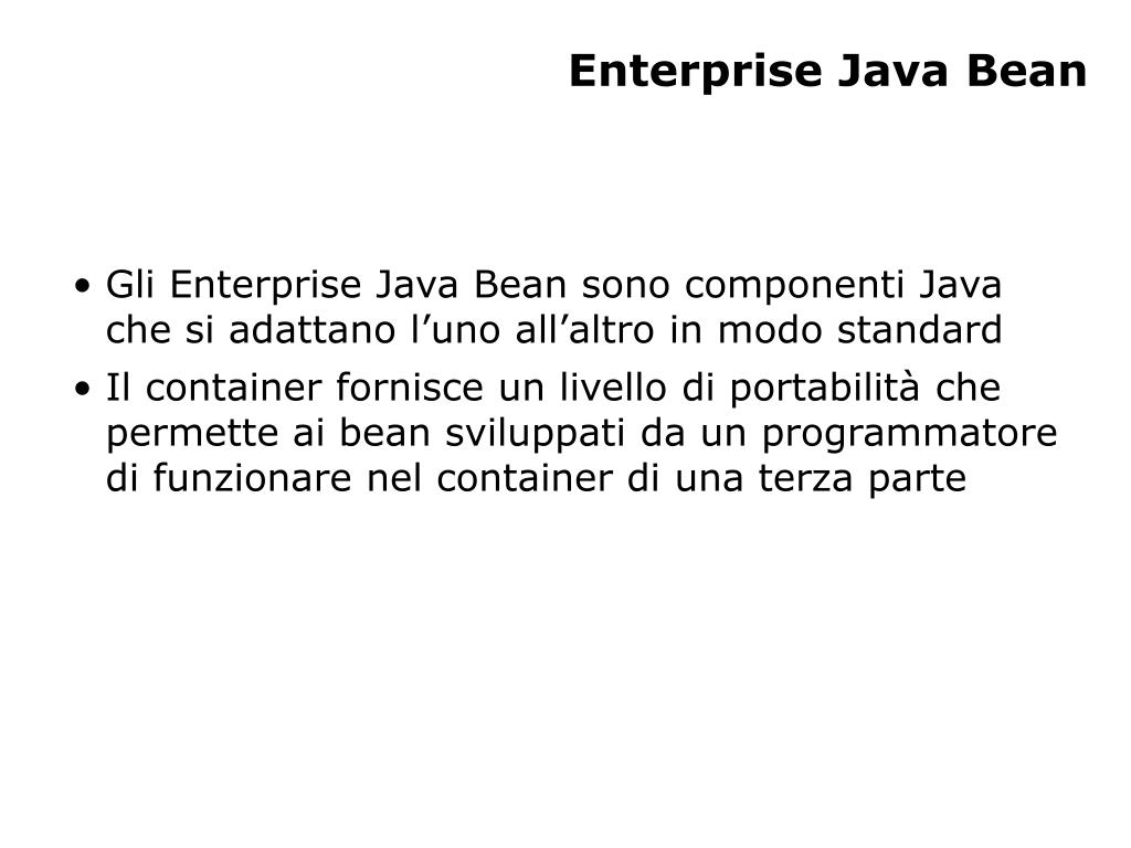PPT - Enterprise Java Bean PowerPoint Presentation, free download - ID ... PPT - Enterprise Java Bean PowerPoint Presentation, free download - ID ...