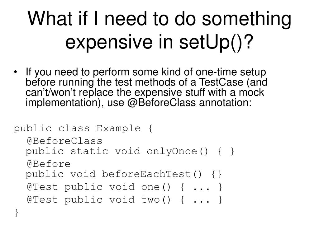 Ppt Testing All Kinds Of Java Things Using Junit And Its Extensions Powerpoint Presentation