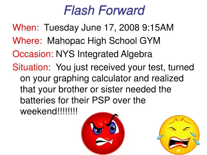 PPT - Flash Forward PowerPoint Presentation, free download - ID:5629186
