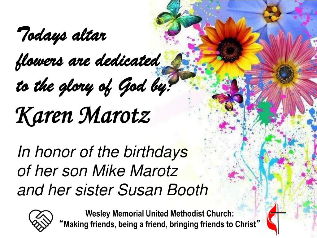 PPT - Celebrating Easter: Events at Wesley Memorial United Methodist ...