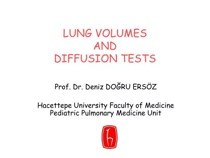 PPT - LUNG VOLUMES AND DIFFUSION TESTS PowerPoint Presentation, free ...