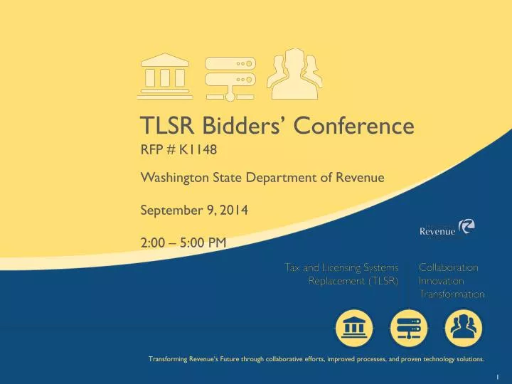 PPT - TLSR Bidders’ Conference PowerPoint Presentation, free download ...