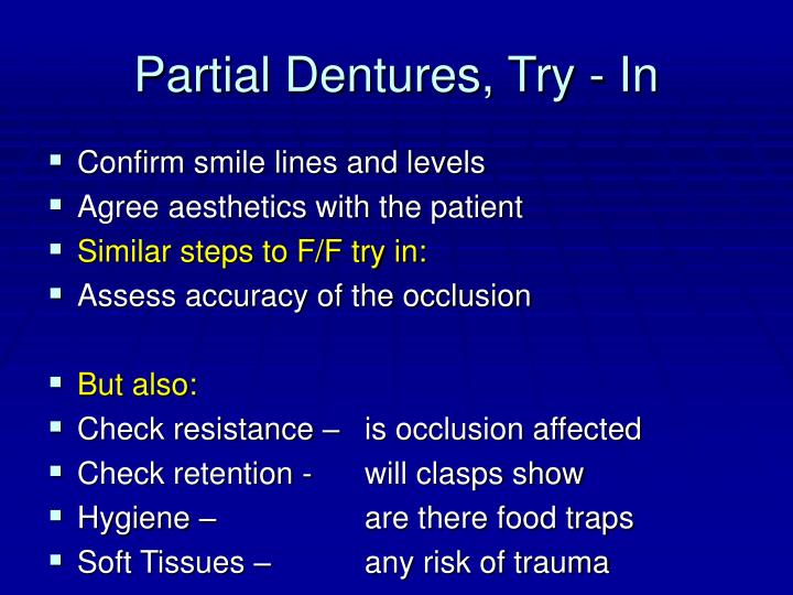 PPT - Prosthetics Revision Clinical Steps PowerPoint Presentation - ID ...