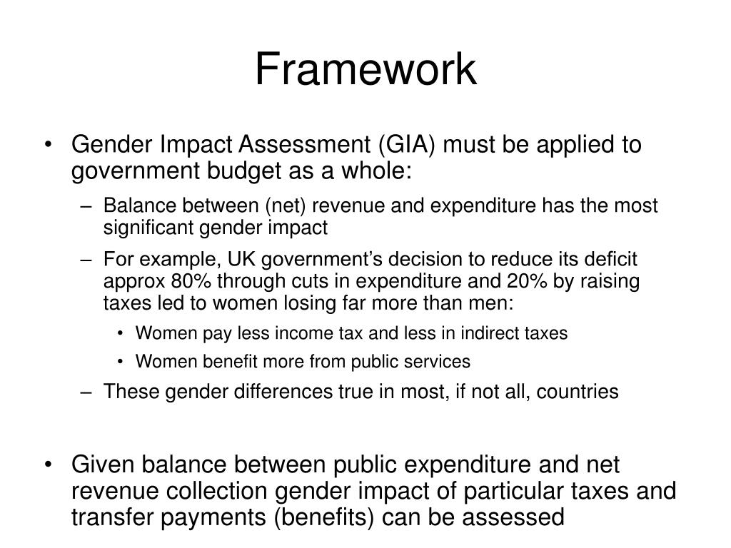 PPT - Gender Impact Assessment of Taxes and Benefits PowerPoint ...
