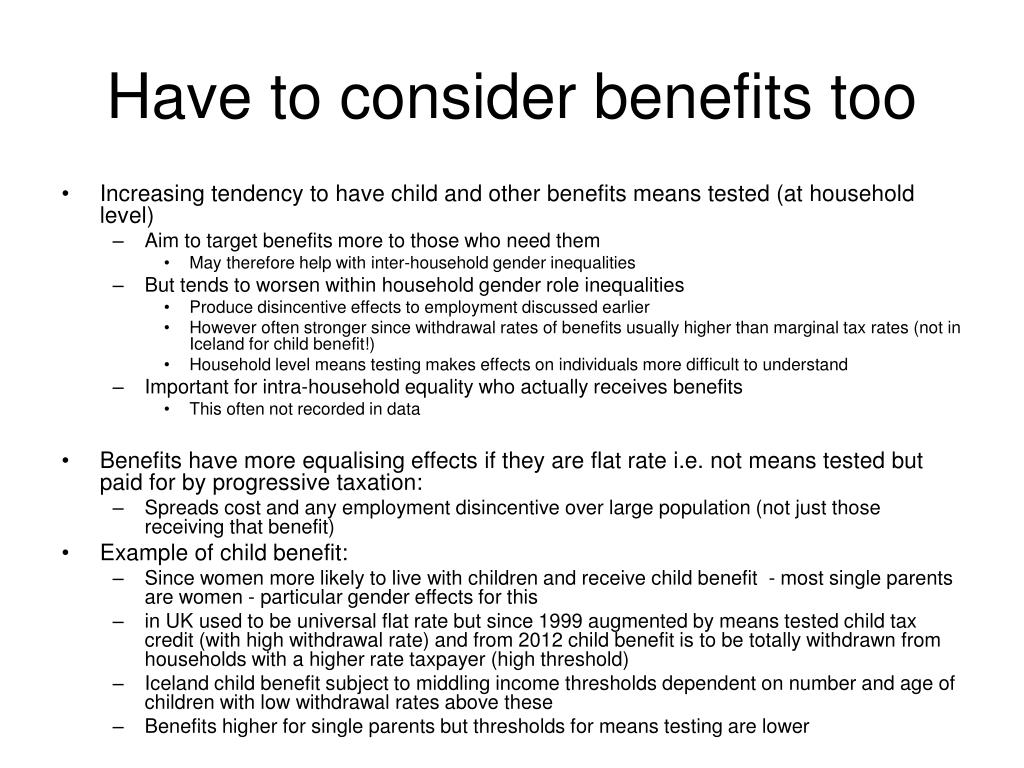 PPT - Gender Impact Assessment of Taxes and Benefits PowerPoint ...
