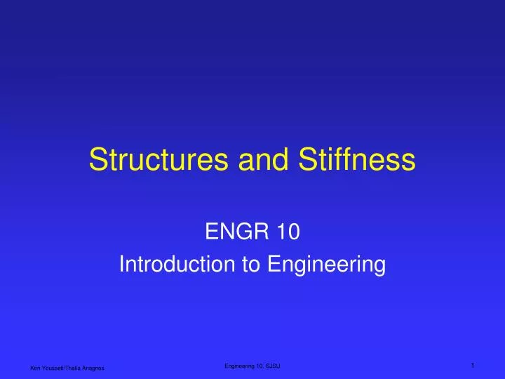 PPT - Structures and Stiffness PowerPoint Presentation, free download ...