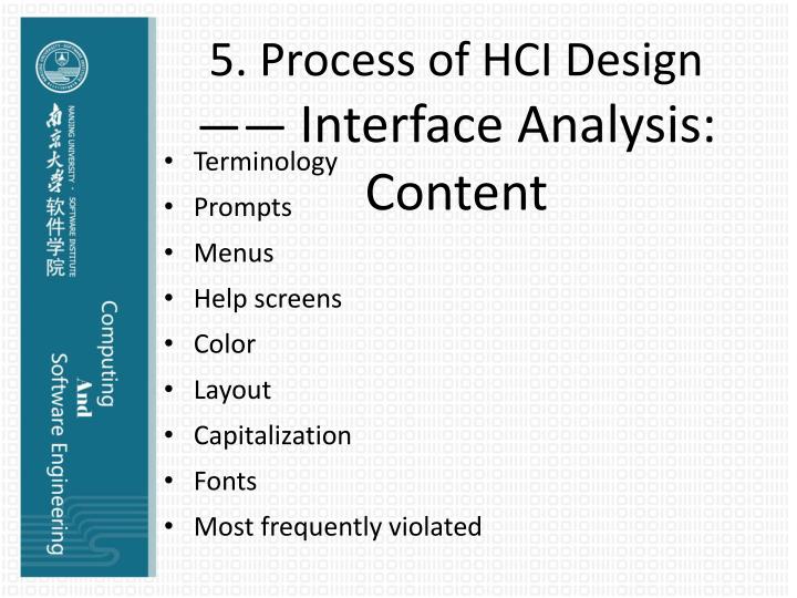 PPT - Computing and SE II Chapter 10: HCI (Human Computer Interface ...