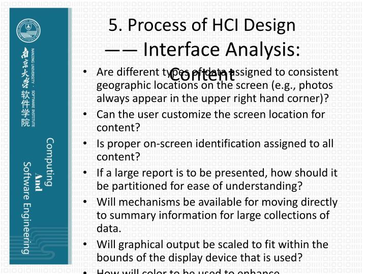 PPT - Computing and SE II Chapter 10: HCI (Human Computer Interface ...