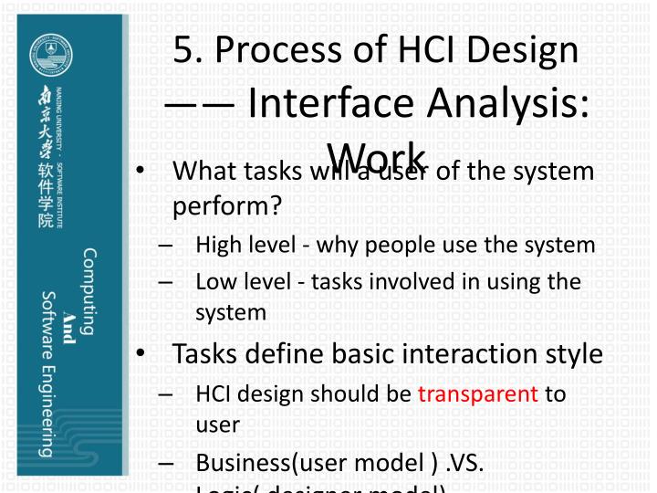 PPT - Computing and SE II Chapter 10: HCI (Human Computer Interface ...