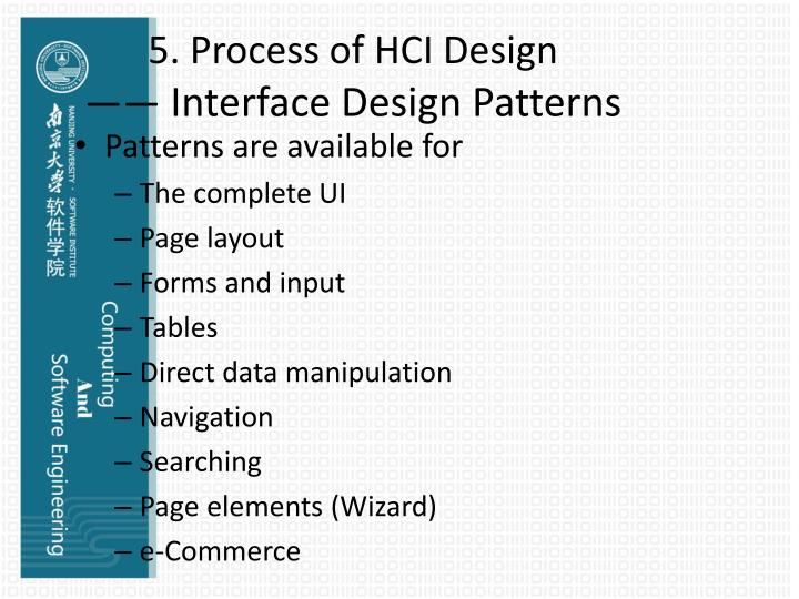 PPT - Computing and SE II Chapter 10: HCI (Human Computer Interface ) Design PowerPoint ...