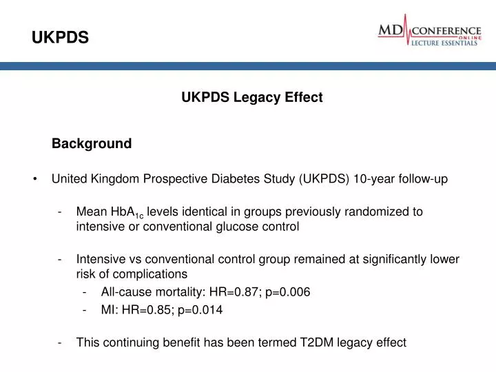 PPT - UKPDS PowerPoint Presentation, free download - ID:5632057