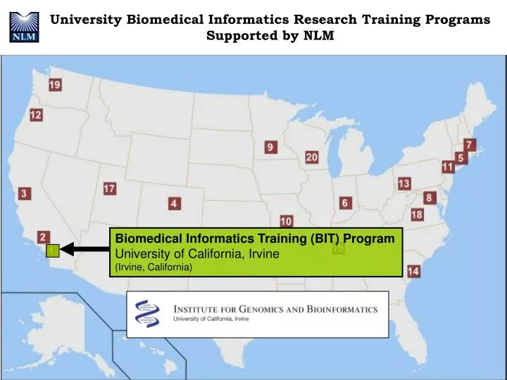 PPT - Biomedical Informatics Training (BIT) Program University of ...