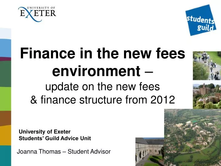 PPT - Finance in the new fees environment – update on the new fees ...