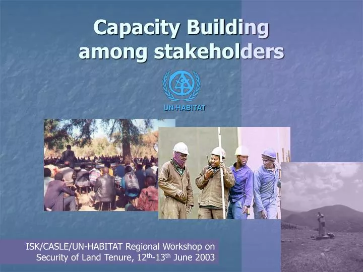 PPT - Capacity Building among stakeholders PowerPoint Presentation ...