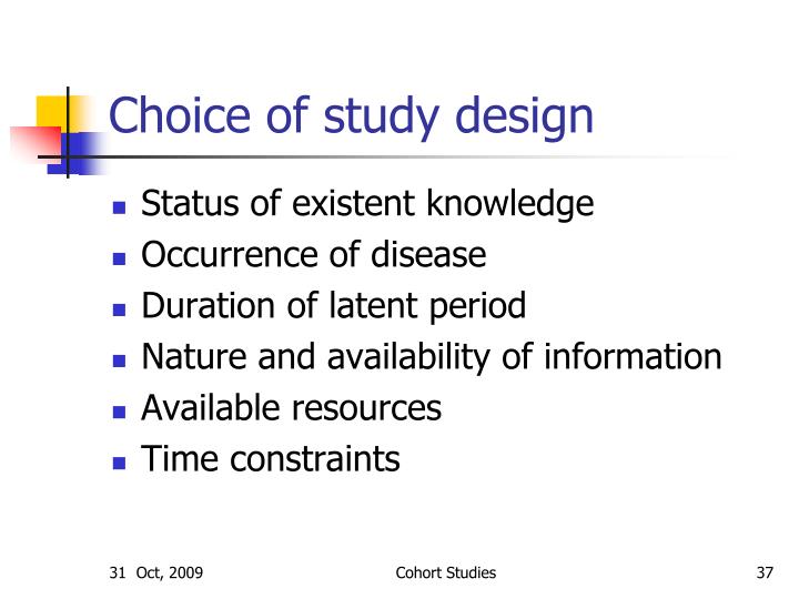 PPT - Cohort Study Designs PowerPoint Presentation - ID:5635322