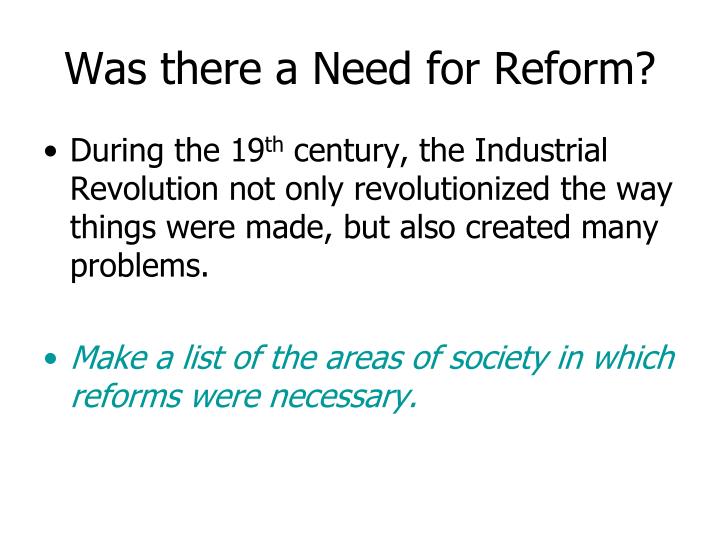 PPT - Reforming the Industrial World PowerPoint Presentation - ID:5636102