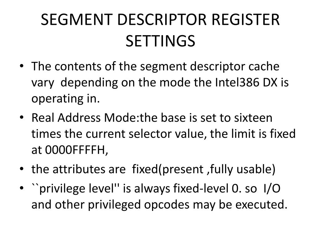 PPT - Memory Management Unit and Segment Description and Paging ...