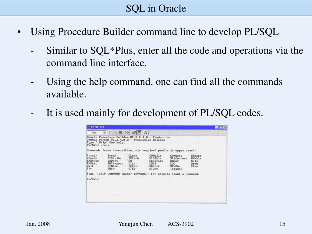 Ppt Developing Stored Procedures And Functions Using Sqlplus To Create Procedures And 5908