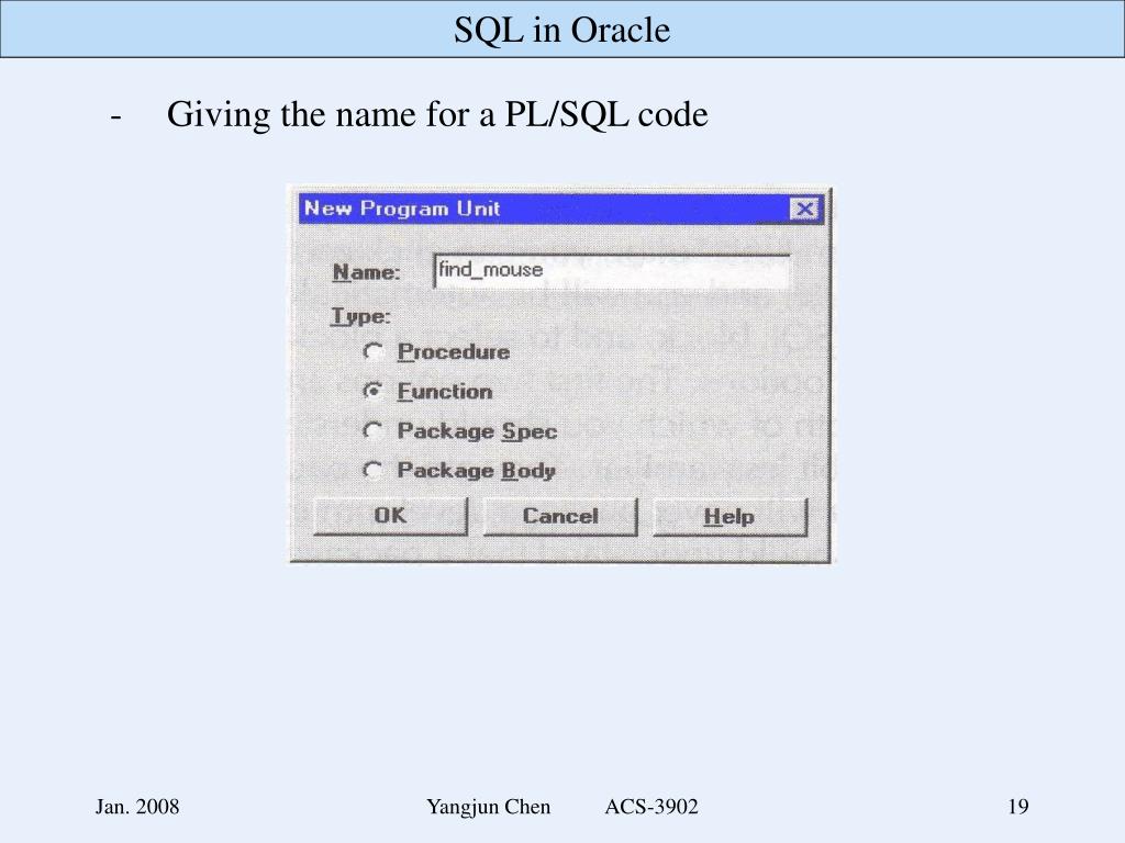 Ppt Developing Stored Procedures And Functions Using Sqlplus To Create Procedures And 9715