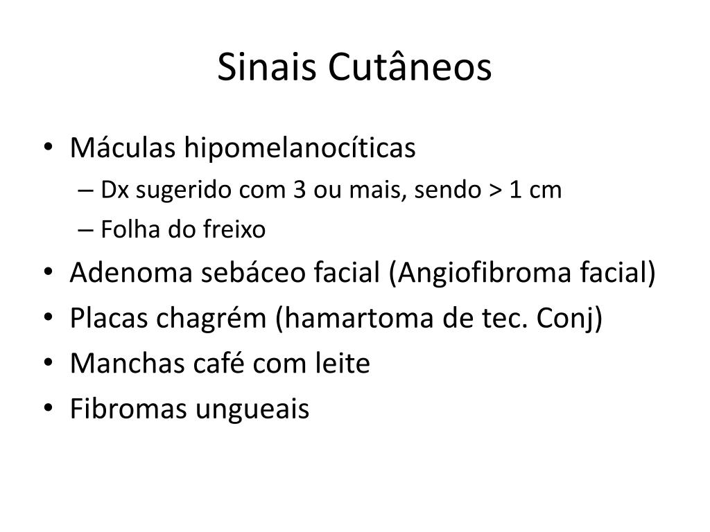 PPT - Caso Clínico:Esclerose Tuberosa PowerPoint Presentation, free ...