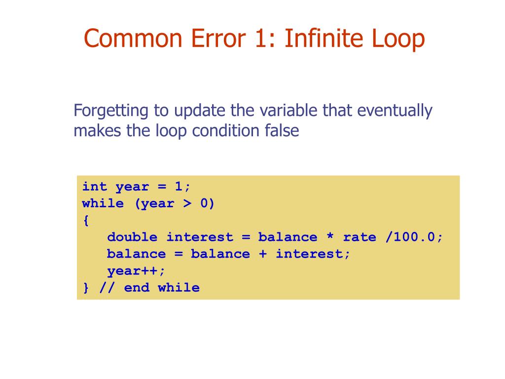 PPT - COM S 207 While-Loop Statement Instructor: Ying Cai Department of ... PPT - COM S 207 While-Loop Statement Instructor: Ying Cai Department of ...