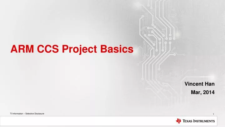 PPT - ARM CCS Project Basics PowerPoint Presentation, free download ...