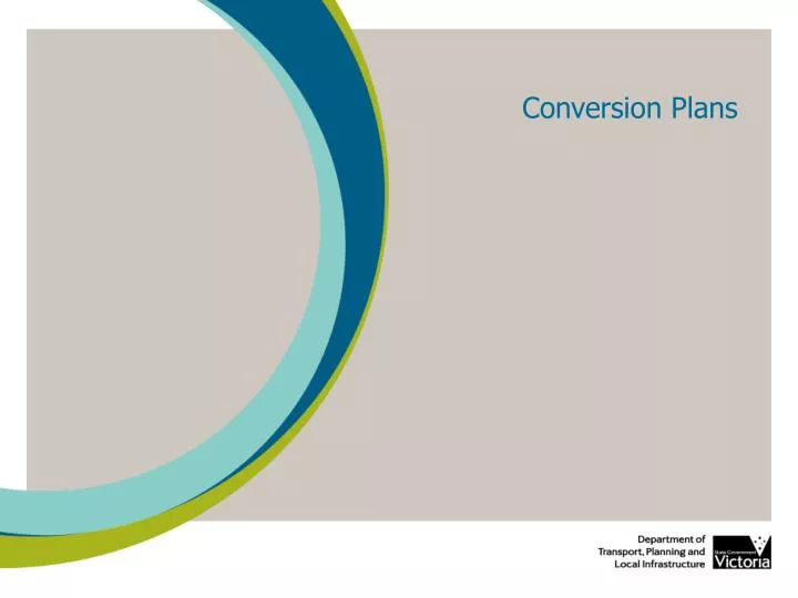 PPT - Conversion Plans PowerPoint Presentation, free download - ID:5640861