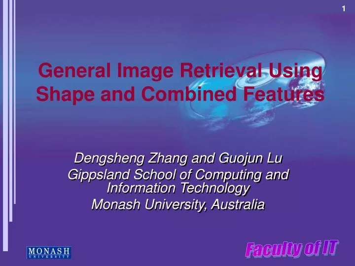PPT - General Image Retrieval Using Shape and Combined Features ...