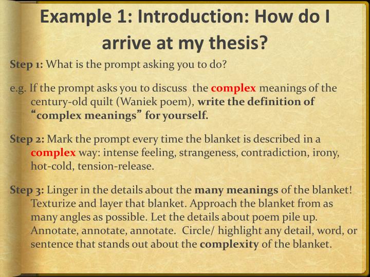 PPT - Responding to an AP Lit Prompt PowerPoint Presentation - ID:5641538